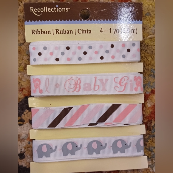 Party Supplies | Its A Baby Girl Baby Shower Ribbon 4 Different Styles ...